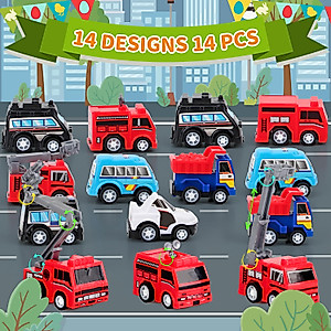 Opawel Easter Eggs Prefilled with Pull Back Car Toys, 14 Pcs Easter Eggs with Toys Inside for Kids Easter Egg Hunt, Colorful Toy Easter Egg Fillers for Kids Easter Basket Stuffers Easter Party Favors…