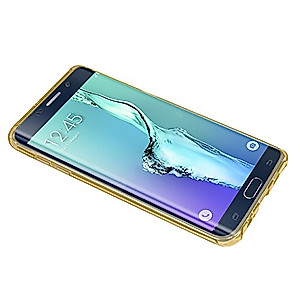 Reiko TPU Carrying Case for Samsung Galaxy S6 Edge Plus - Retail Packaging - Gold