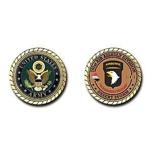101st Airborne Division Desert Storm Challenge Coin - Officially Licensed