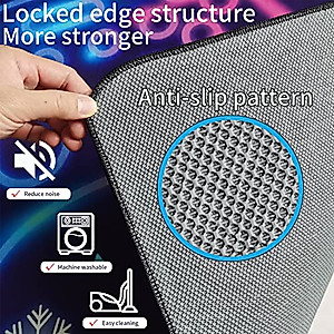 Office Chair Mat,39"X47"Gaming Chair Mat Computer Chair Mat for Hardwood Floor and Anti-Slip Gaming Rug,Office Rugs Mats for Rolling Chairs