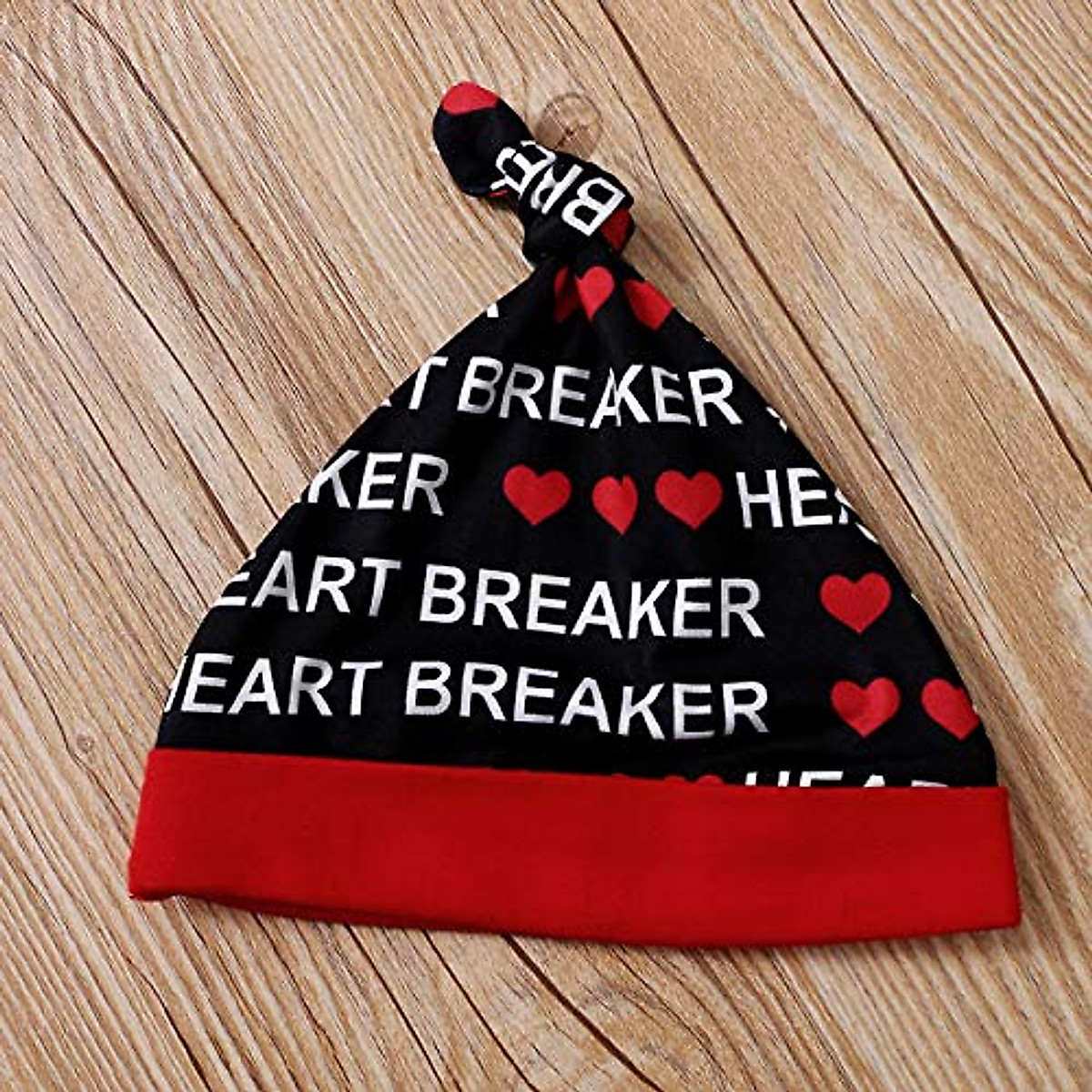 BIRTHDAY SHARK Baby Boy Valentine's Day Outfit Boy First Valentine's Day Clothes Infant Heart Breaker Outfit (White,3-6 Months)