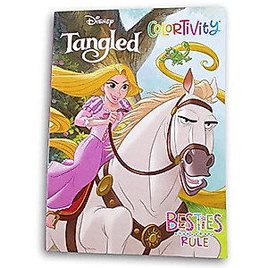 Tangled Rapunzel Coloring Fun & Activity Book - 64 Pages - Cover Varies (Identical Contents)