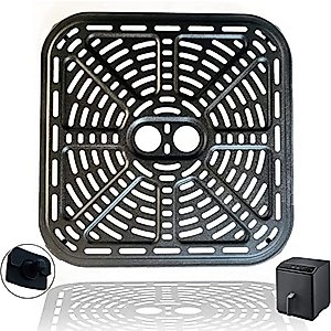Air Fryer Grill Pan for 6.8QT COSORI Air Fryers, 9.02IN Square Upgraded Air Fryer Grill Crisper Plate Tray, Air Fryer Griller Rack Grate Grid Insert Pan for 6.8 Quart COSORI Air Fryers, Nonstick