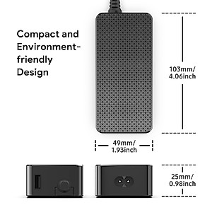 TAIFU 50W 13.05V 3.83A Battery Charger Adapterfor JI Mavic Pro/Mavic Pro Alpine/Mavic Pro Platinum RC Drone/Mavic Intelligent Flight Battery & Remote Controller DJI Mavic Charger Power Supply Cord