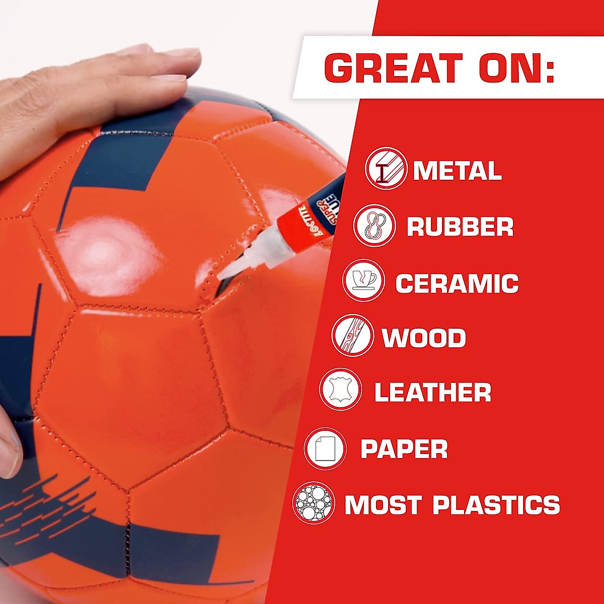 Loctite Super Glue Gel Tube, Clear Superglue for Plastic, Wood, Metal, Crafts, & Repair, Cyanoacrylate Adhesive Instant Glue, Quick Dry - 0.7 fl oz Tube, Pack of 2