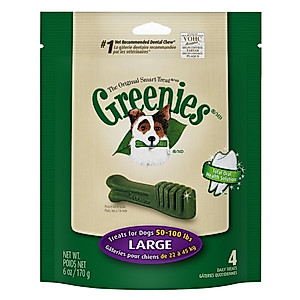 Dental Chew Treats, 4-Ct. Large