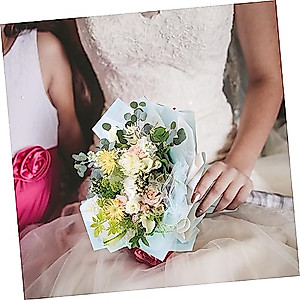 GARVALON 20pcs Rose Wrapping Paper Tutu Packing Paper Flower Packaging Paper Matte Wrapping Paper Valentines Day Flower Papers Wedding Flower Wrapping Paper Gift Plastic Accessories Flowers