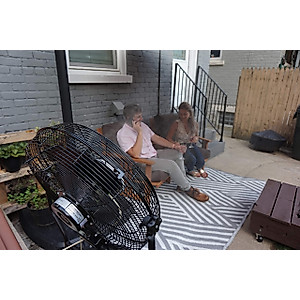 TPI PM18S Outdoor Rated Self-Contained Power Mister, Stand Alone, Medium Pressure, 18" Blade Size, 120-Volt with GFCI Plug