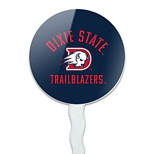 GRAPHICS & MORE Dixie State Trailblazer Cupcake Picks Toppers Decoration Set of 6