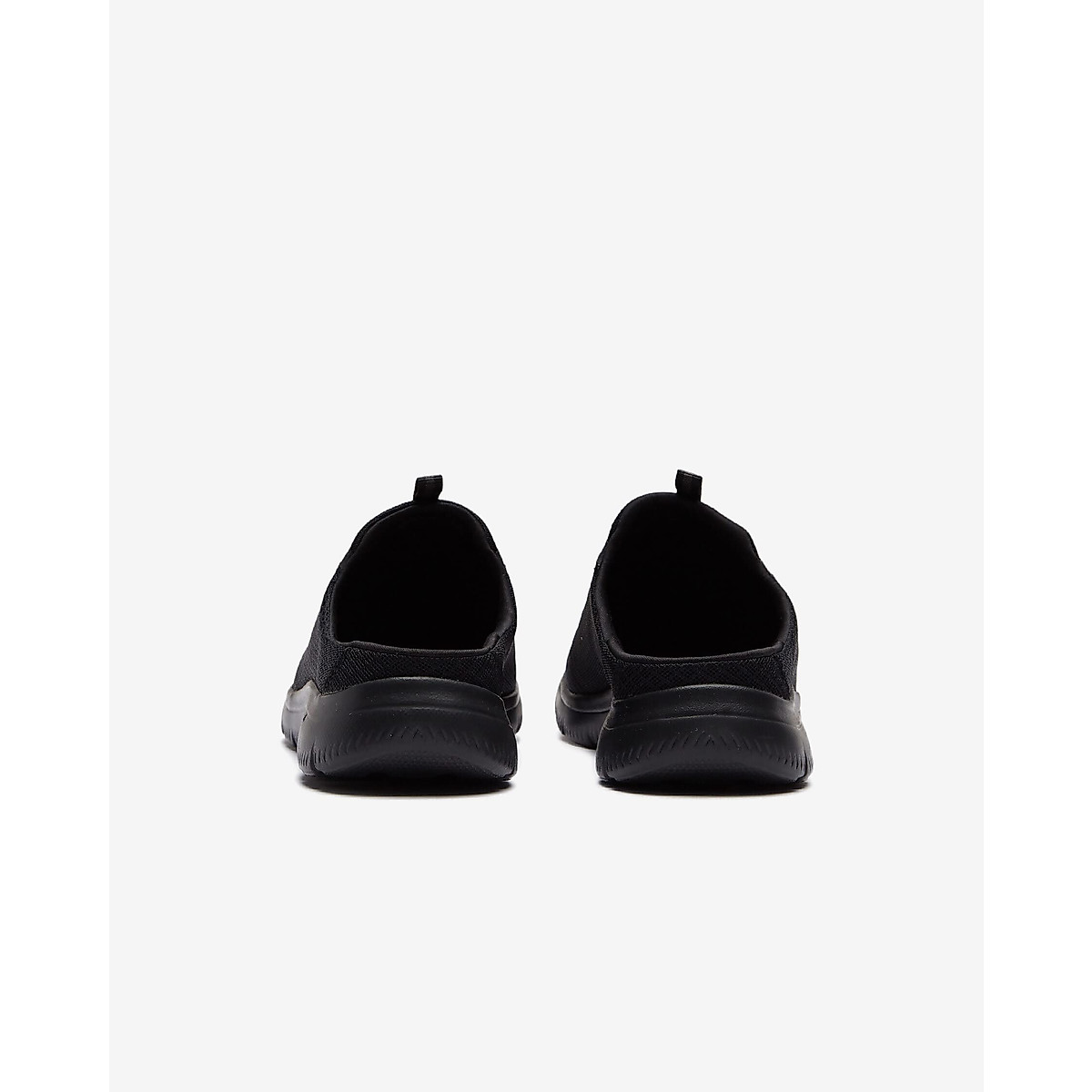 Skechers Women's Summits Open Back Sneaker Black 10 Medium US