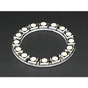 Adafruit Industries NeoPixel Ring - 16 x 5050 RGBW LEDs w/Integrated Drivers - Natural White - ~4500K
