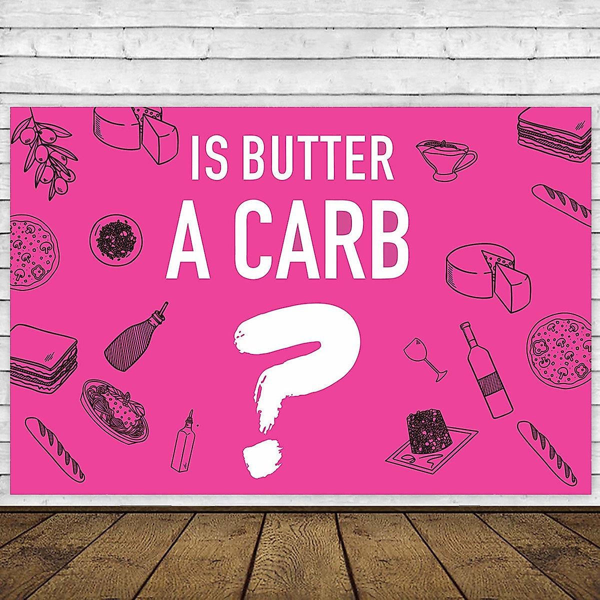 Is Butter A Carb? Hot Rose Pink Happy Birthday Banner Burn Book Theme Decorations Decor for Bridal Shower Wedding Night Out Hen Movie Bachelorette Party Girls Woman Birthday Party Favors Background