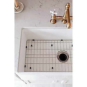 Kingston Brass KS7277PXBS English Country 8" Bridge Kitchen Faucet with Sprayer, Brushed Brass