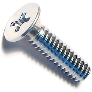 Hard-to-Find Fastener 014973288525 Phillips Flat Machine Screws, 10-24 x 3/4, Piece-100
