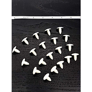 KOMORAX 100 pcs Large Plastic Multi-Gauge Rivet 1/4" Hole Patio Strapping Fasteners Webbing Lawn Chair Lounge