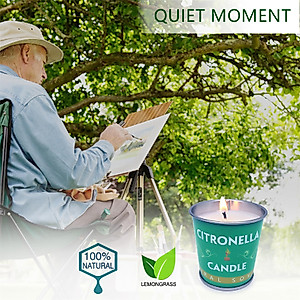 12 Pack Soy Candles Scented, 2 oz Candle Jar Single Wick Citronella Candle, 10 Hour Burn time Aromatherapy Candle