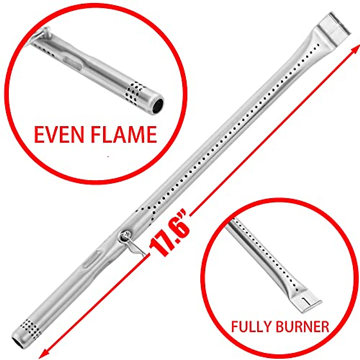 463245917 G470-0004-W1A Heat Tent G470-5200-W1 6 Burner Grill Replacement Parts for Charbroil Grill Parts 466245917 G470-0004-W1 G321-4C00-W1 G432-001D-W1 Crossover Tube Performance 6 Burner Parts