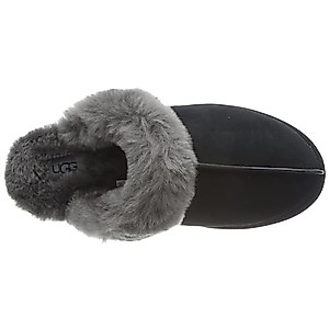 UGG Women's Scuffette Ii Slipper, Black/Grey, 08