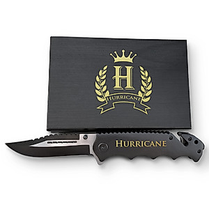Customized Survival Knife, Classic Multi-Tool Knife, Best Personal Safety Survival Gear,'Hurricane' Personalized Knife