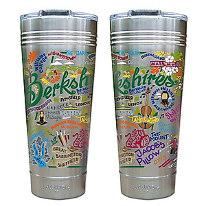 Catstudio Berkshires Thermal Tumbler | Triple Wall Insulation With Non Slip Bottom | Great Travel Cup for Water, Coffee, Tea, or Smoothies