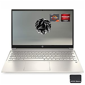 2021 Newest HP Pavilion - 15.6inch FHD IPS Touchscreen Display - AMD Ryzen 7 4700U(Octa Cores Up to 4.1GHz) - Backlit - 16GB DDR4 RAM, 512GB PCIE SSD, Bundle Woov Accessories - Windows 10 Home - Silver, 15-eh0015cl, 16GB | 512GB PCIE SSD