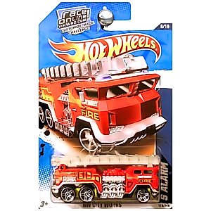 Hot Wheels 2011 5 Alarm Fire Truck HW City Works 178/244 RED