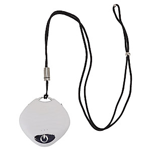 Zerodis Air Purifier Necklace, 5V Portable Ionizer Rechargeable Ion Air Purifier Simple to Use Air Filter Device Necklace Purifier for Home Car with USB Cable 2x2x0.6inch