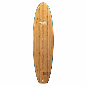 Boardworks Versa | Recreational Stand Up Paddleboard | Bombshell Epoxy Hardboard | 10' 6", Bamboo/Blue (4440529519)