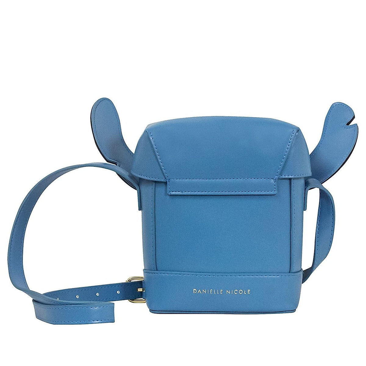 Danielle Nicole x Disney Lilo & Stitch Face Crossbody, Blue, One Size