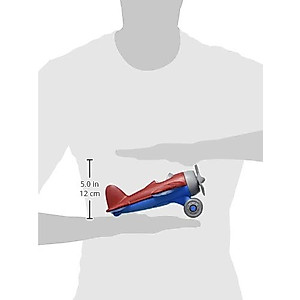 Green Toys Airplane & Board Book, CB - Pretend Play, Motor Skills, Reading, Kids Toy Vehicle. No BPA, phthalates, PVC. Dishwasher Safe, Recycled Materials, Made in USA.