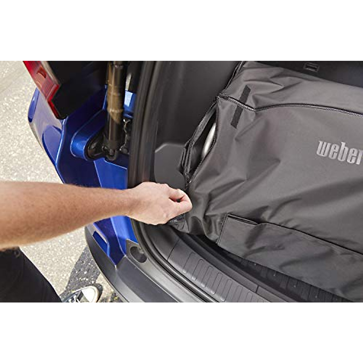 Weber Traveler Cargo Protector Grill Cover, Heavy Duty and Water-Resistant