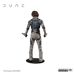 McFarlane Toys Dune Paul Atreides 7-inch Action Figure with Build-A Glossu ‘Beast’ Rabban Figure Parts, Multicolor