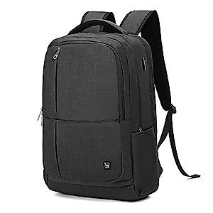 OIWAS Laptop Backpack 17 Inch for Men Business Bagpack Women Travel Daypack Large College School Bookbag Teens(Black)