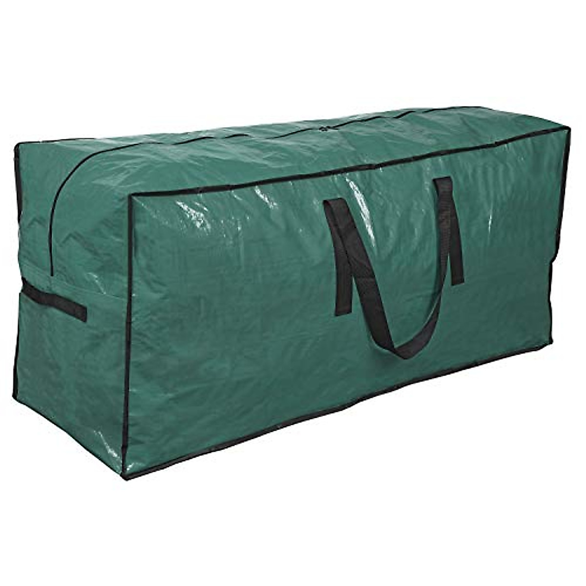 Primode Christmas Tree Storage Bag | Fits Up to 9 Ft. Tall Disassembled Tree I 65"x15"x30" Holiday Tree Storage Case | Protective Zippered Artificial Xmas Tree Bag (9ft, Green)