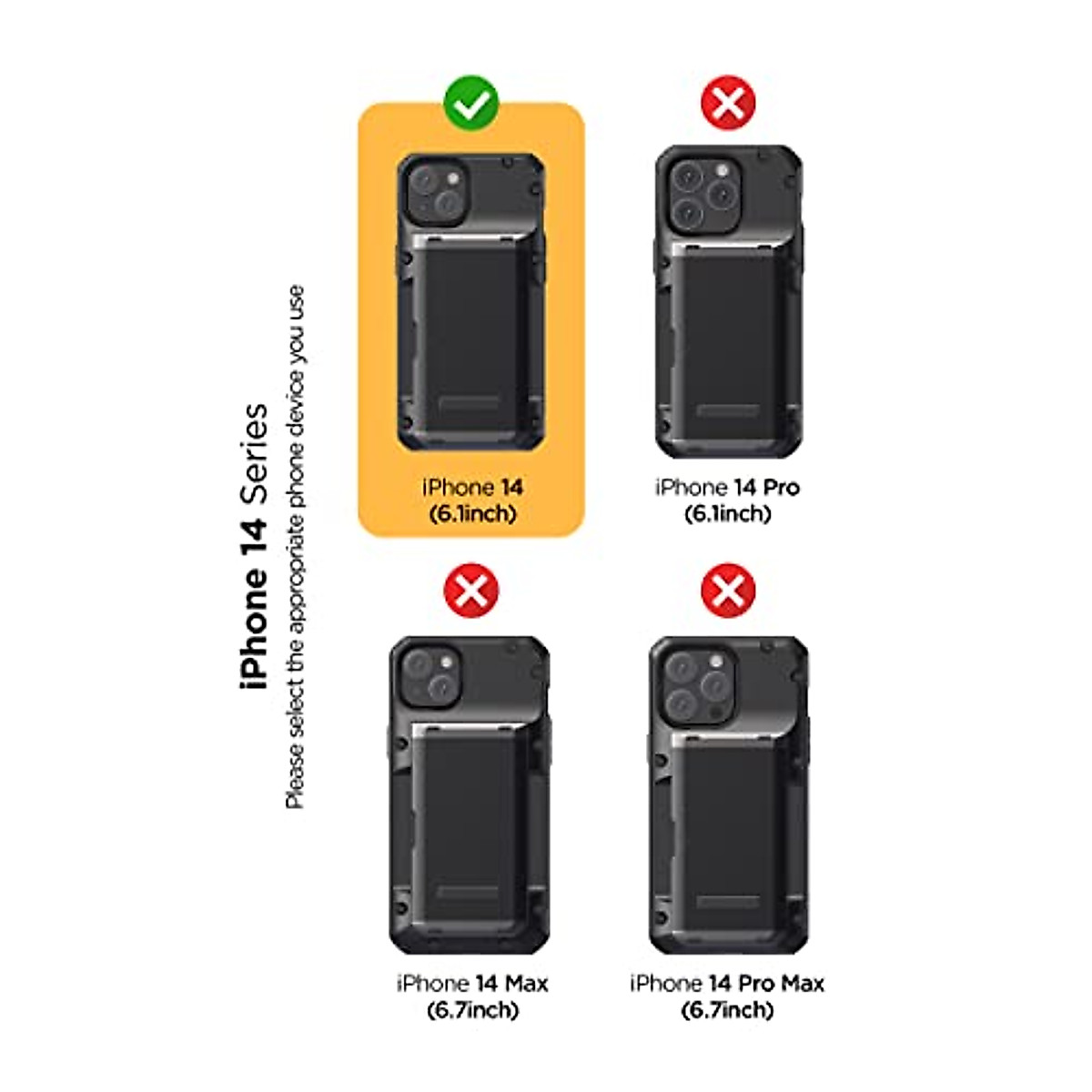 VRS Design Damda Glide Pro Phone Case for iPhone 14, Sturdy Semi Auto Wallet [4 Cards] Case Compatible for iPhone 14 (2022) (Groove Black)