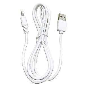 USB Charger Cable for FOREO Luna 4/Luna 4 GO/Luna 3/ Luna Mini 3/ Luna Mini 2/Luna Play Plus Facial Cleanser Replacement Charging Cable Compatible with Luna Series Facial Cleanser (White,1 Pack)