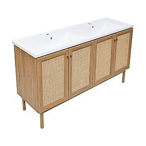 Swiss Madison - well made forever SM-BV666 Classe Bathroom Vanity, 60 Inch, Oak