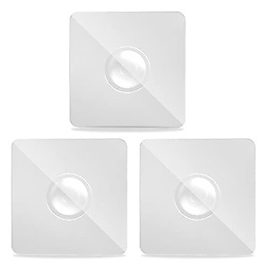 LC-dolida 3 Pcs Adhesive Wall Hook Sticky Replacement Shower Phone Holder