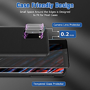 LETANG [1+2Pack] Galaxy S20 5G Privacy Screen Protector with Camera Protector, Anti-Spy,9H Hardness,Bubble Free, 3D Full Coverage Tempered Glass Screen Protector for Samsung Galaxy S20 (6.2 inch)