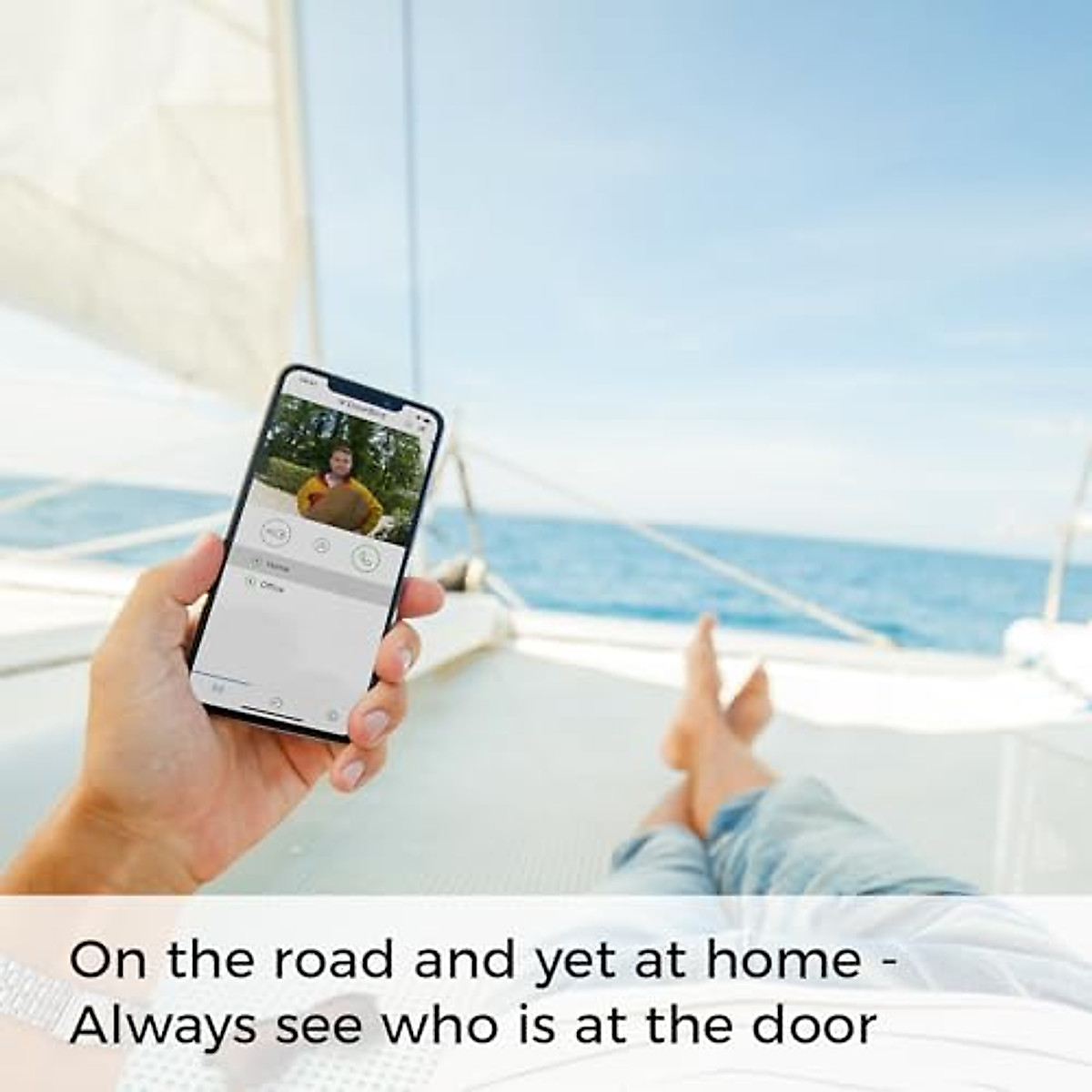 DoorBird IP Video Door Station D1101KH Modern, Surface-Mount, Stainless Steel V2A, Brushed, Surface-mounting