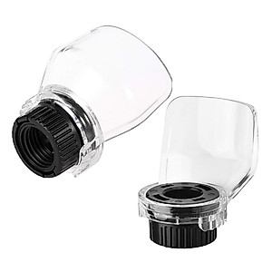 Yakamoz Pack of 4pcs Rotary Tool Shield Metal Cutting Sanding Polishing Debris and Sparks Redirect Cover Attachment Kit Accessories for Rotary Grinder Tools 3000 4000 8200 8220