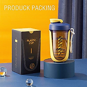 Shaker Bottle Perfect for Protein Shakes and Pre Workout Shaking Cup Protein Powder Milkshake Cup Sports Fitness Water Cup Mixes Protein Shaker Bottle，20-Ounce(Green)