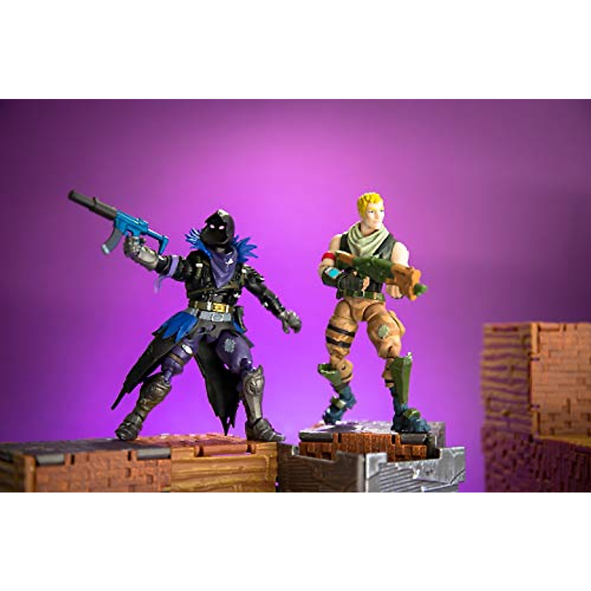 FORTNITE Turbo Builder Set 2 Figure Pack, Jonesy and Raven
