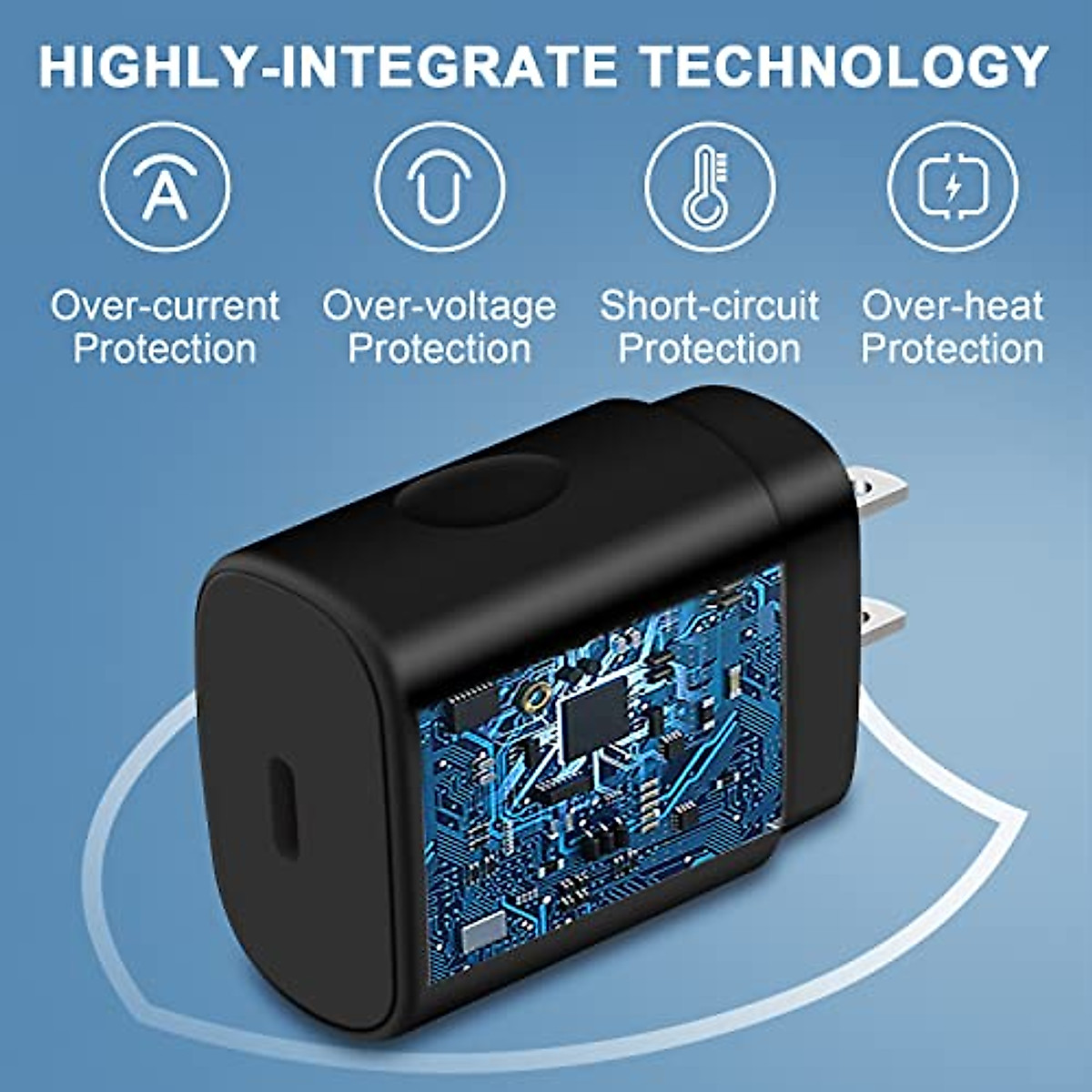 25W Samsung Super Fast Charger Type C Charger Block for Samsung Galaxy A14 5G/A53/A23/A13/S23/Z Fold 4/S21 FE/A03s/Z Flip4/S22,Pixel 7/6a/5,USB C Box Wall Adapter+6ft Android USB C to C Charging Cable