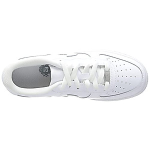 Nike Boy's Air Force 1 LE (Big Kid) White/White 6.5 Big Kid M