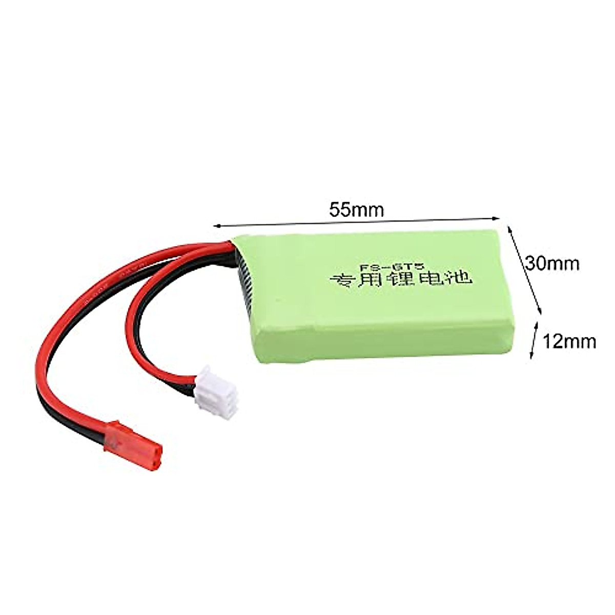 profectlen-US 7.4V 1500mAh Rechargeable Remote Control Lithium Battery Transmitter Battery for Flysky FS-GT5 RC Models Parts Toys Battery