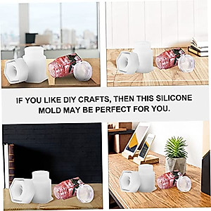 Didiseaon 1pc Storage Box Mold Pencil Organizer Case Ashtray Mold Soap Molds Bottle Silicone Bottle Resin Jewelry Organizer Tray Storage Container Mold DIY Silicone Mold DIY Mold Silica Gel