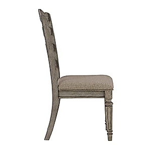 Signature Design by Ashley Lodenbay Dining UPH Side Chair (2/CN), 17"W x 23"D x 40"H, Antique Gray
