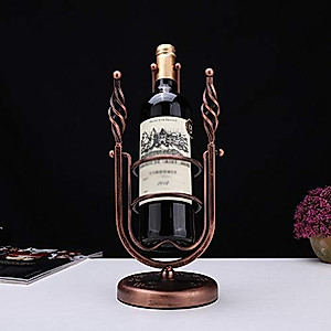 ZYZMH Swing Wine Rack Wine Rack Decoration Creative Display Rack Wine Bottle Rack Home European Wine Rack