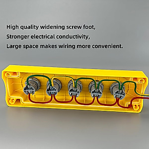 ARLETA 10pcs Energy Saving LED Indicator Light Voltage 12V/24V/110V Current 20mA Mounting Hole Size 22mm(7/8 Inch) Green Yellow Red Blue White (12V)